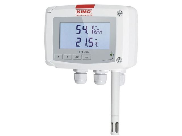 Air humidity and temperature sensor : TH 210-R | Contact KIMO INSTRUMENTS