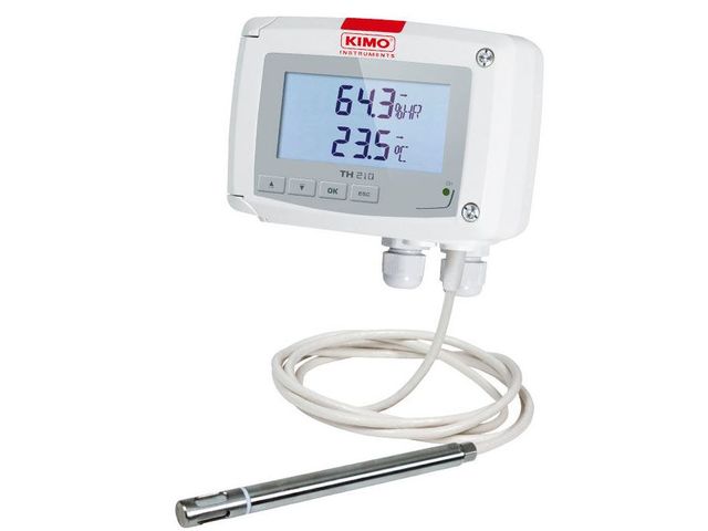 Air humidity and temperature sensor : TH 210-R | Contact KIMO INSTRUMENTS