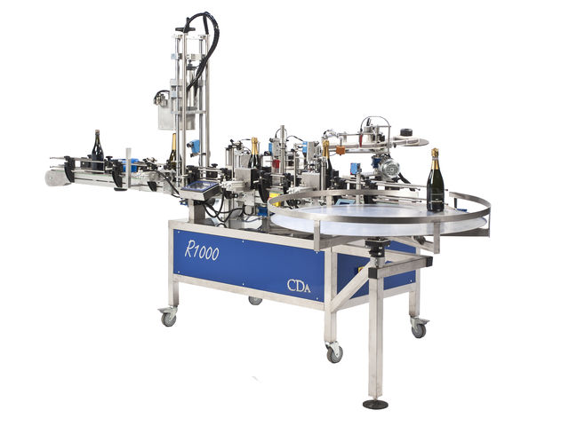 Automatic Labelling & Foil Crimping Machine for Sparkling wine - R1000 ...