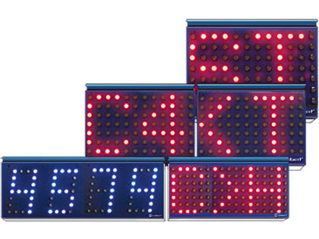 Bright red LED display | Contact SIEBERT FRANCE