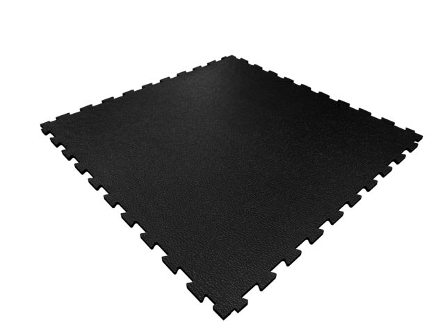Conductive floor tile with exclusive interlocking attachment system ...