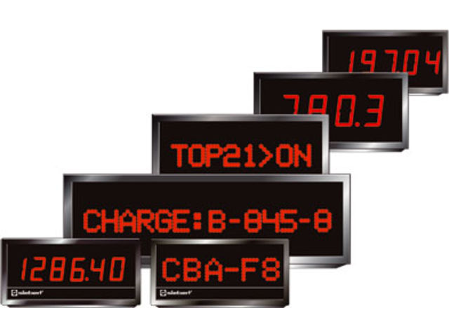 Digital displays for panel mounting | Contact SIEBERT FRANCE