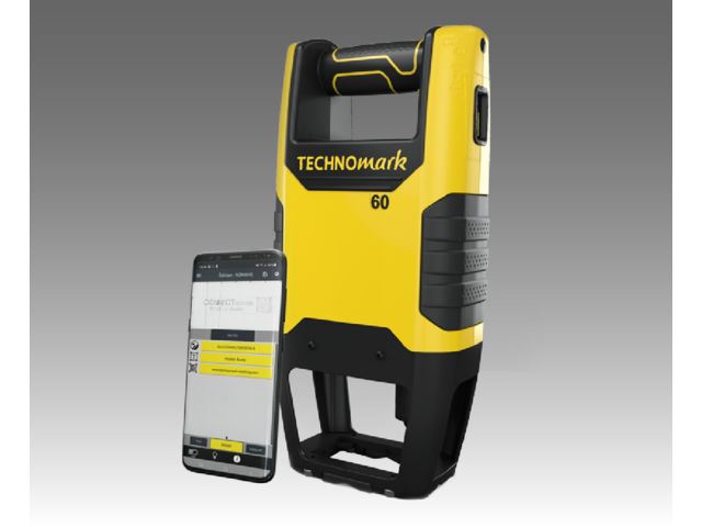 Dot peen marking machine controlled by smartphone - Buddy | Contact Technomark