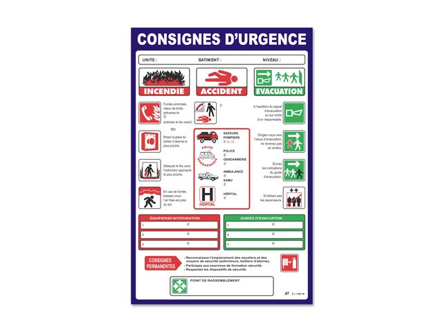 Emergency instructions general instruction | Contact SBE DIRECT