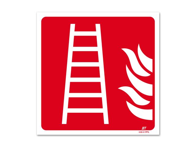 Fire escape ladder picto fire-fighting sign | Contact SBE DIRECT
