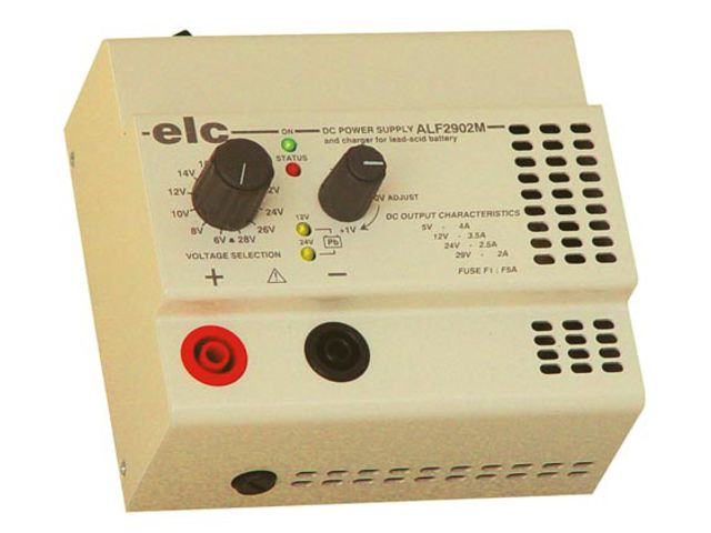Fixed power supply 12 pos. 29V 2A/24V 2,5A/12V 3,5A/5V 4A + charg ...