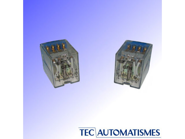 GEN-GFN instantaneous sealed relays | Contact TEC AUTOMATISMES