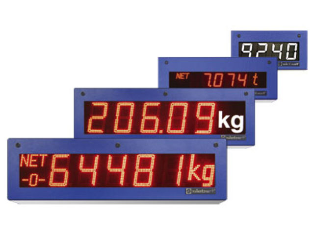 Giant displays for the weighing technology | Contact SIEBERT FRANCE
