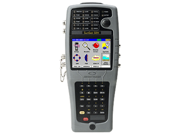Handheld Analyzer for 2 Mbps Transmission SunSet E20c | Contact SUNRISE ...