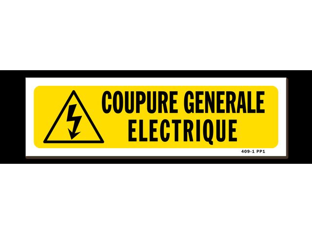 Indication sign "General power failure" | Contact SBE DIRECT