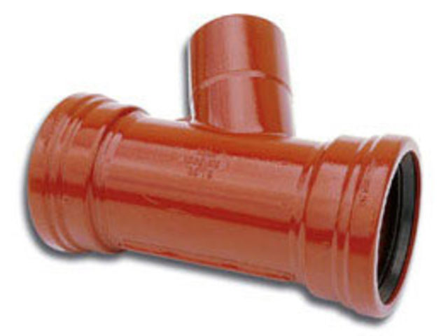 INTEGRAL simple connection fitting with two sockets and one flat branch ...