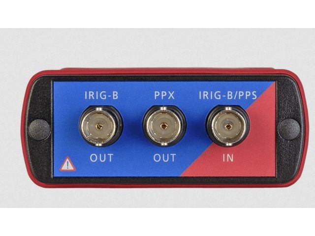 Interface box for sending or receiving the IRIG-B protocol or PPS ...