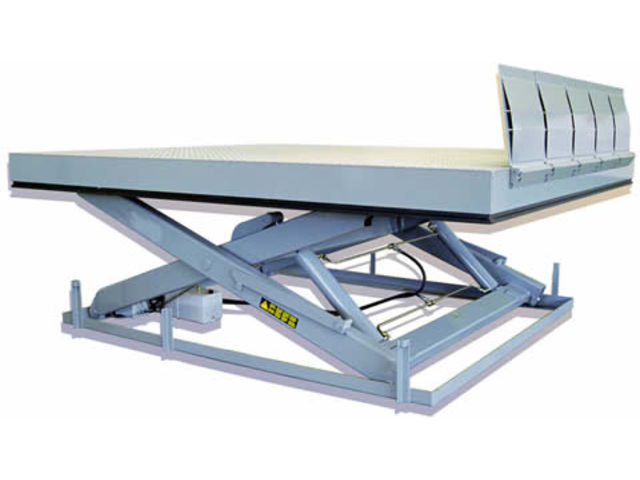 loading lift table (with optional ramp) | Contact ALFOTEC GMBH