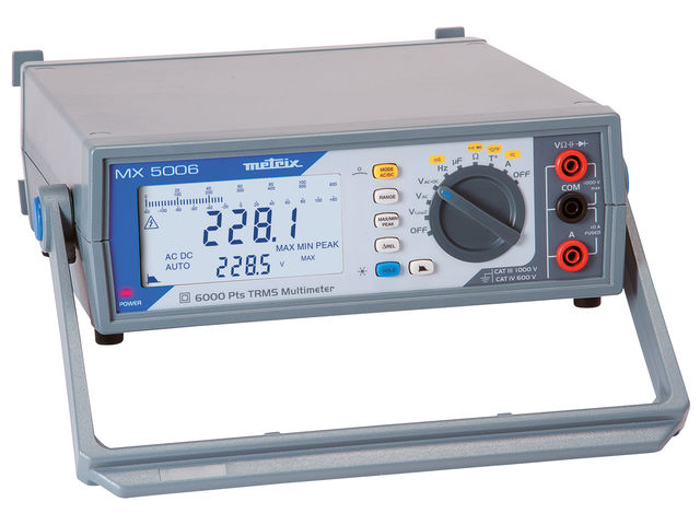 Metrix® MX 5006 and MX 5060 Laboratory Multimeters | Contact CHAUVIN ARNOUX