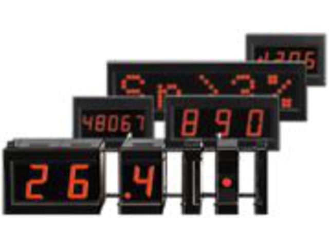 Modular digital display for panel mounting | Contact SIEBERT FRANCE