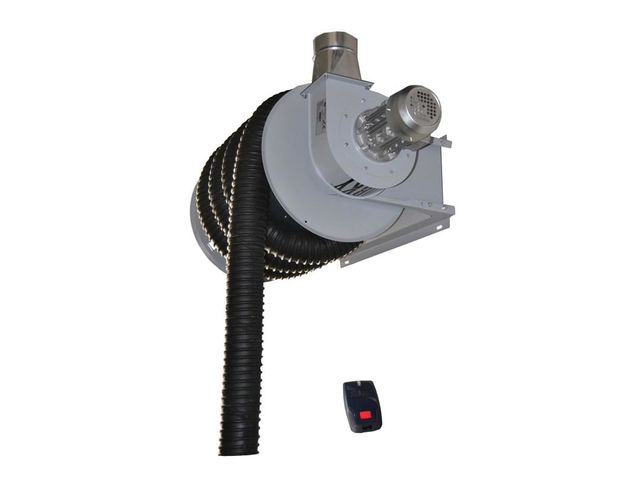 Motor driven hose reel with fan and remote control | Worky | Contact LK ...