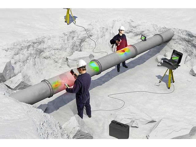 NDT pipeline inspection for Oil and Gas industry : 3D scanner and ...