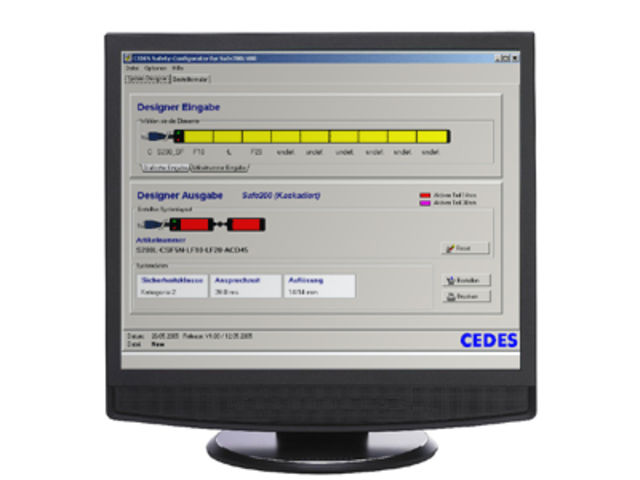 Safety Configurator for the Safety Relay SafeCIS3 | Contact CEDES