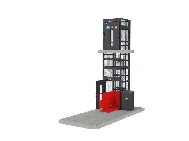 Single or double column freight elevator | Contact ACTIWORK