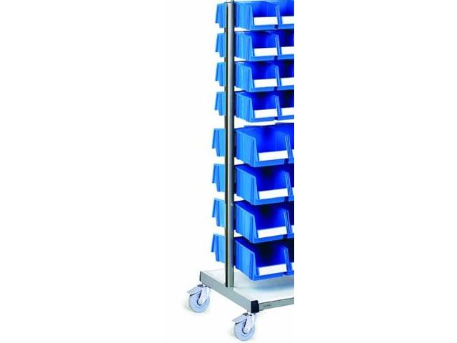 Stacking bin trolley : BT-170A | Contact TRESTON