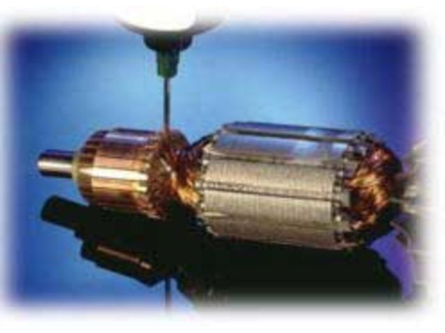 Stick for electric motor to D.C. current and generator of power ...