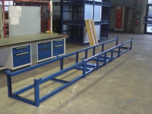 Storage transport rack for profiles | Contact SCHNEIDER LOGISTICS