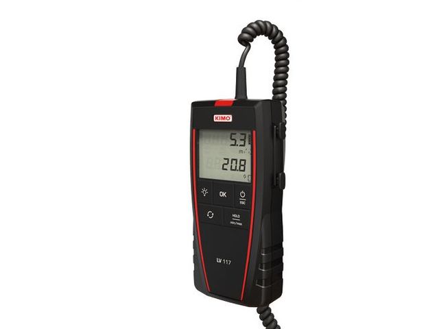 Thermo-anemometer with vane probe LV110/111/117 | Contact KIMO INSTRUMENTS