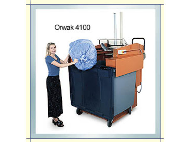 Top loaded bin compactor Orwak 4100 | Contact ORWAK