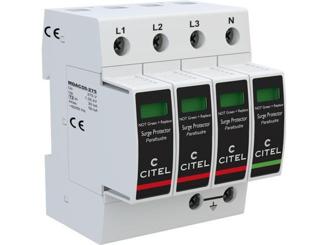Type 2 AC surge protector : DAC50 series | Contact CITEL-2CP