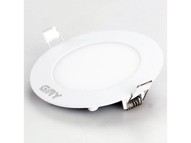 Ultra-thin Round Recessed LED Panel Light - 12W, 4000K, Ø168 mm ...