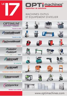 Catalogs OPTIMACHINES | Industrial products