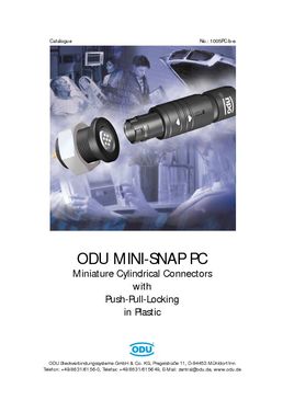 Download ODU MINI-SNAP PC PRESENTATION ODU FRANCE