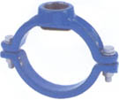 Tapping collar for ductile iron pipe with no set screw, small boss: DN ...