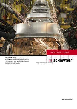 Download ECOsine™ Active - Active harmonic filters SCHAFFNER EMC SAS