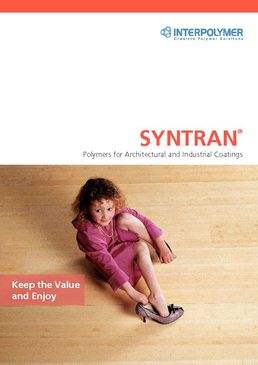 Download SYNTRAN for industrial coatings INTERPOLYMER